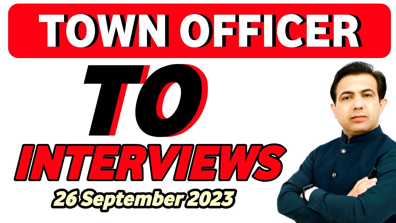 Town Officer Interviews By SPSC 26 September 2023 | TO and MO ...