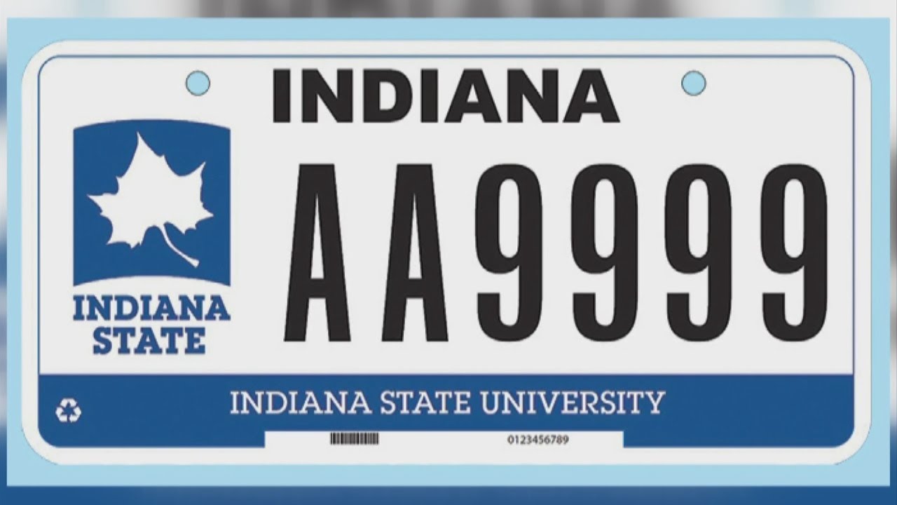 Indiana BMV to offer new Indiana State University license plate - YouTube