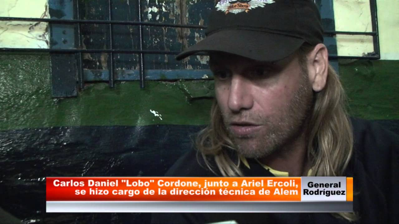 Carlos Daniel "Lobo" Cordone es el nuevo DT de Alem 1 - YouTube