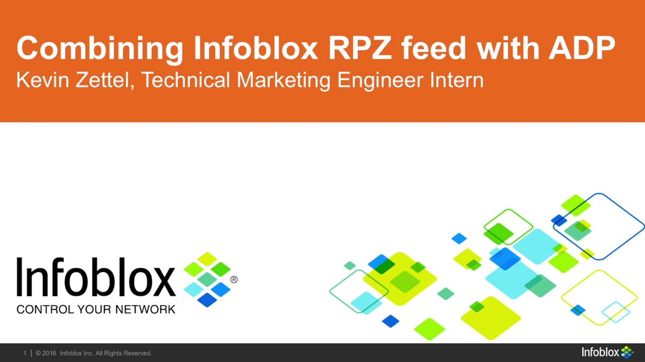 Demo Video: Adding RPZ feeds to local RPZ and ADP - YouTube