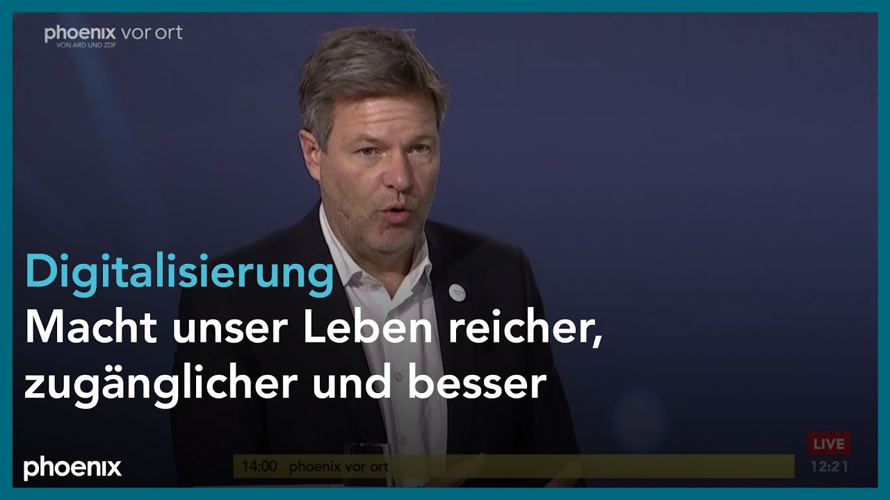 Digital-Gipfel: PK mit Robert Habeck, Volker Wissing & Achim Berg - YouTube