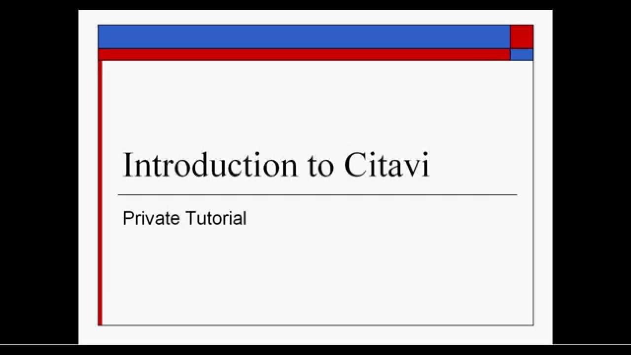Citavi Tutorial 1 of 5 - Getting Citavi (download, register) - YouTube