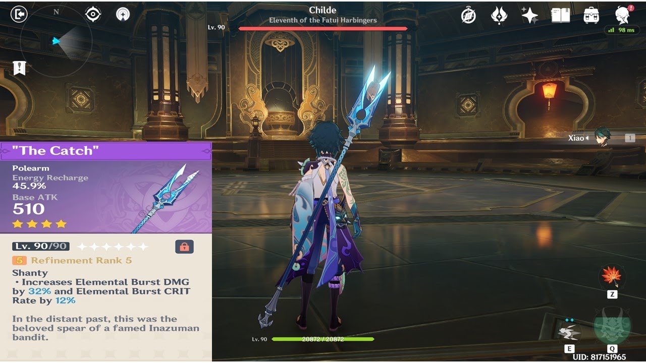 C0 Xiao The Catch R5 vs Childe | Genshin Impact - YouTube