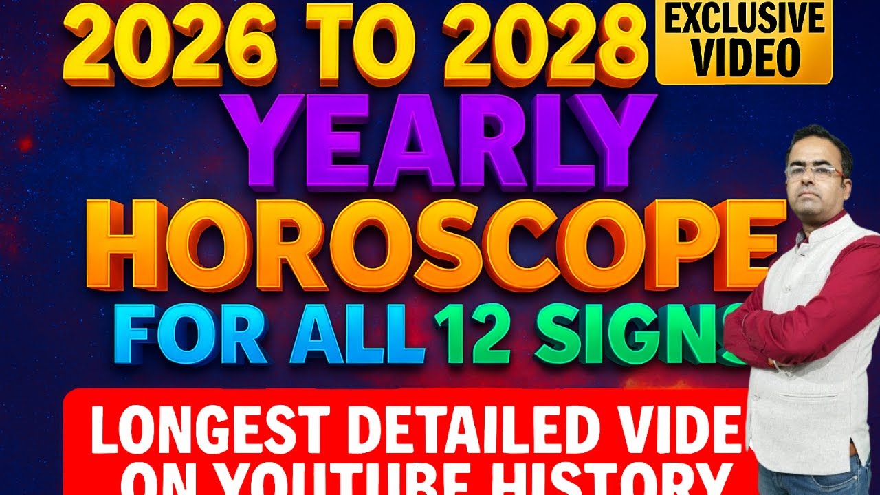 “2026–2028 Three Year Horoscope | Detailed Prediction for All 12 Signs ...