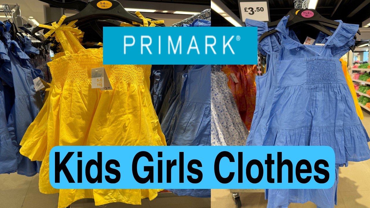 Primark Kids Girls Clothes for Summer July 2024🚀 Primark Kids Girls ...