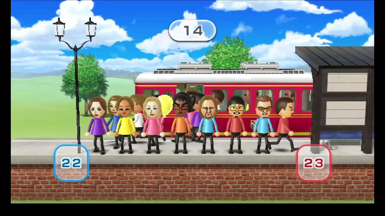 Wii Party- Commuter Count- Beginner - YouTube