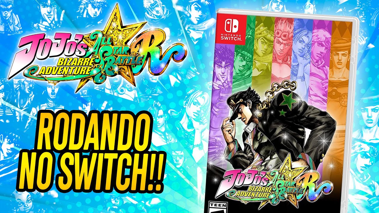 Veja como está JoJo All-Star Battle R rodando no Nintendo Switch - YouTube