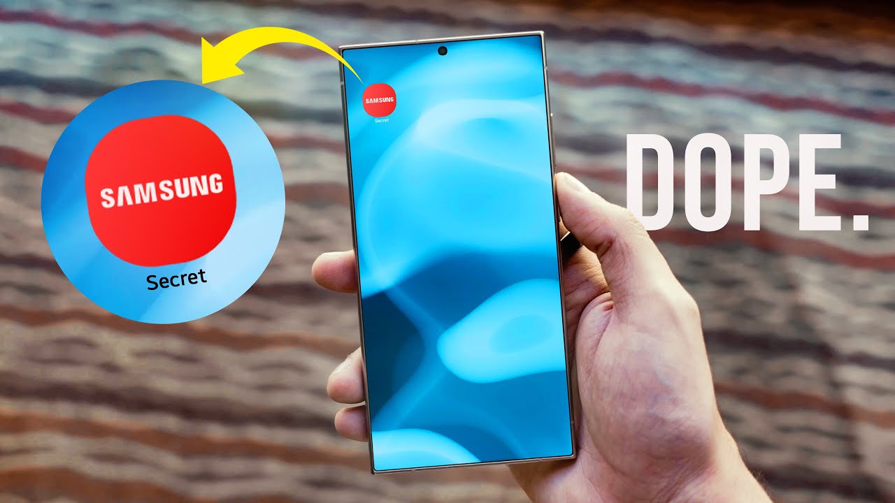 Samsung’s SECRET App is kinda AWESOME! 🔥 - YouTube