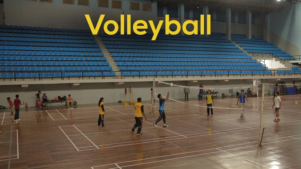 Volleyball Court at Jimmy George Sports Hub,Kerala - YouTube
