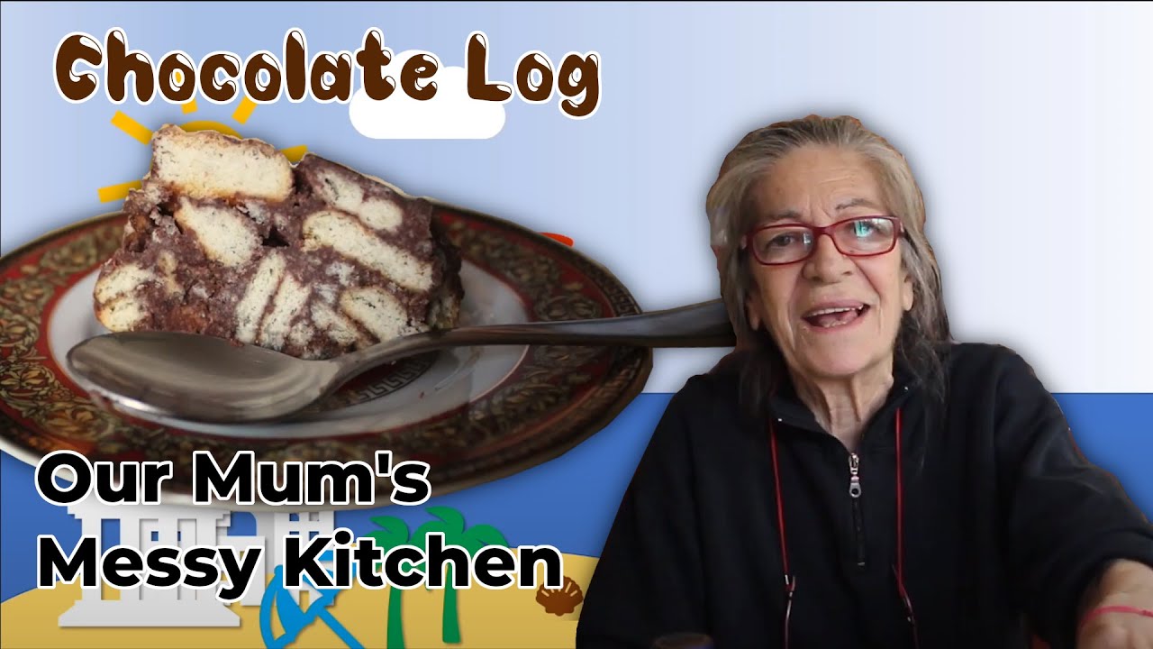 Κορμός σοκολάτας (Μωσαϊκό) - mosaiko sokolatas/chocolate log recipe ...