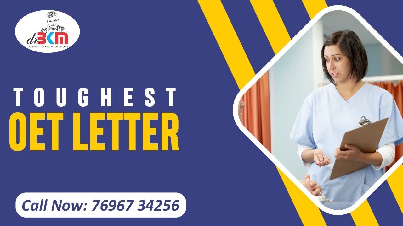 Toughest oet letter | How to write purpose in oet letter | First para ...