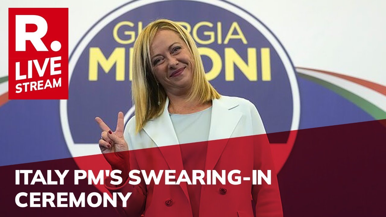 LIVE: Giorgia Meloni Sworn-In As Italy’s First Woman PM | Official ...