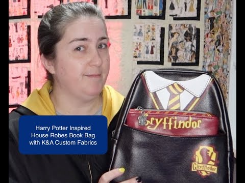 Harry Potter Inspired House Robes Bag with K&A Custom Fabrics (Yes, we ...