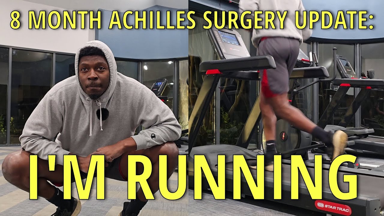 Achilles Rupture Surgery: 8 Month Update | Running | Recovery | Speed ...
