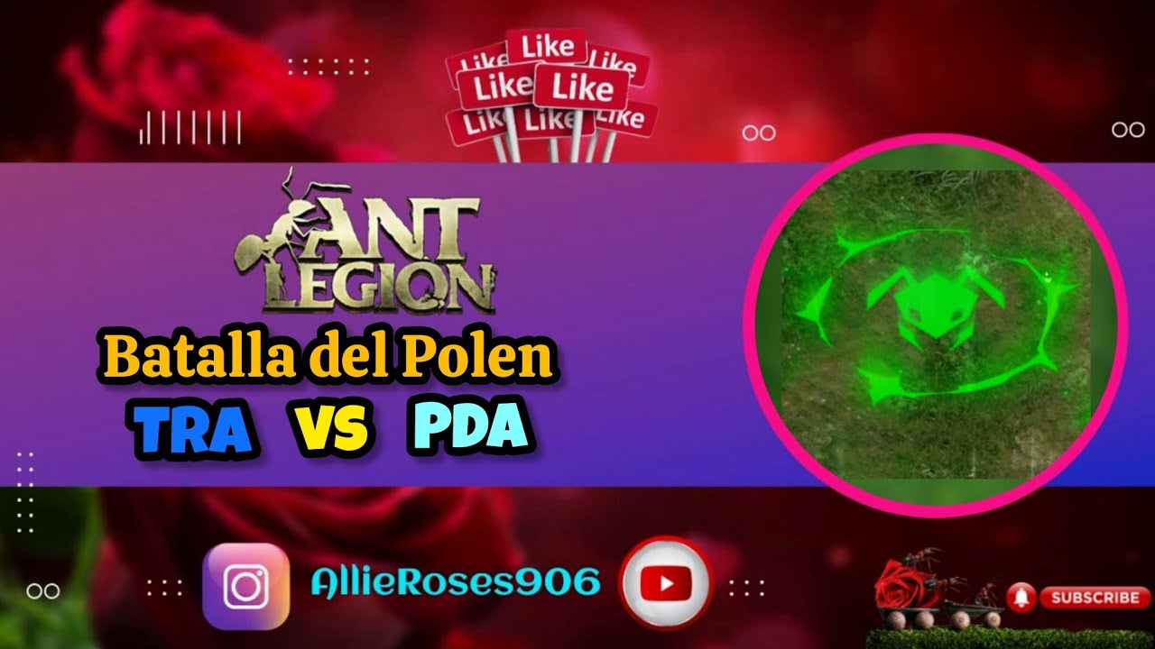 Ant Legion: BATALLA DEL POLEN: TRA 🐺 vs PDA (POLLEN BATTLE) - YouTube
