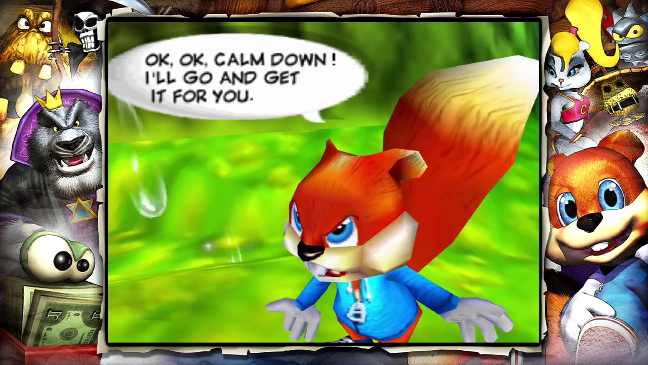 Gameplay Of Conker's Bad Fur Day In Rare Replay On X Box One Part 1 ...
