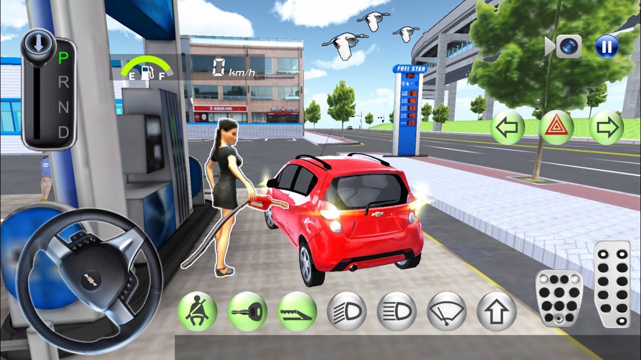 Mini Car vs Gas Refuel Driving Gameplay - 3D Driving Class - Android ...