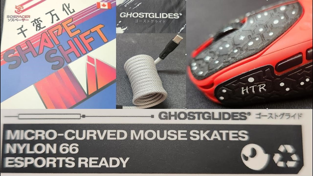 5 Unusual Gaming Products: Ghostglides Nylon 66, Second Skin, G Wolves HTR, ShapeShift, Magtame ...