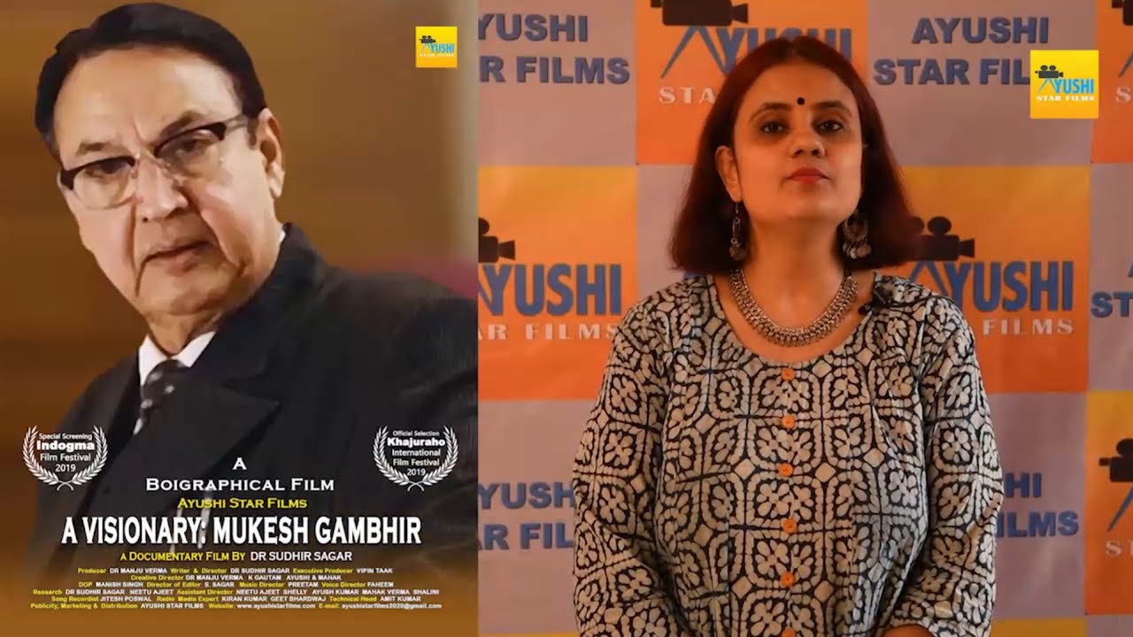 Priyanka Gaur Promotion of - A Visionary : Mukesh Gambhir - YouTube