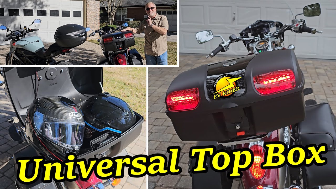 Review: Mingting LED Universal Motorcycle Top Box - YouTube