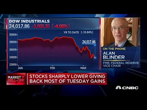 Former Federal Reserve vice chair Alan Blinder puts recession odds at ...