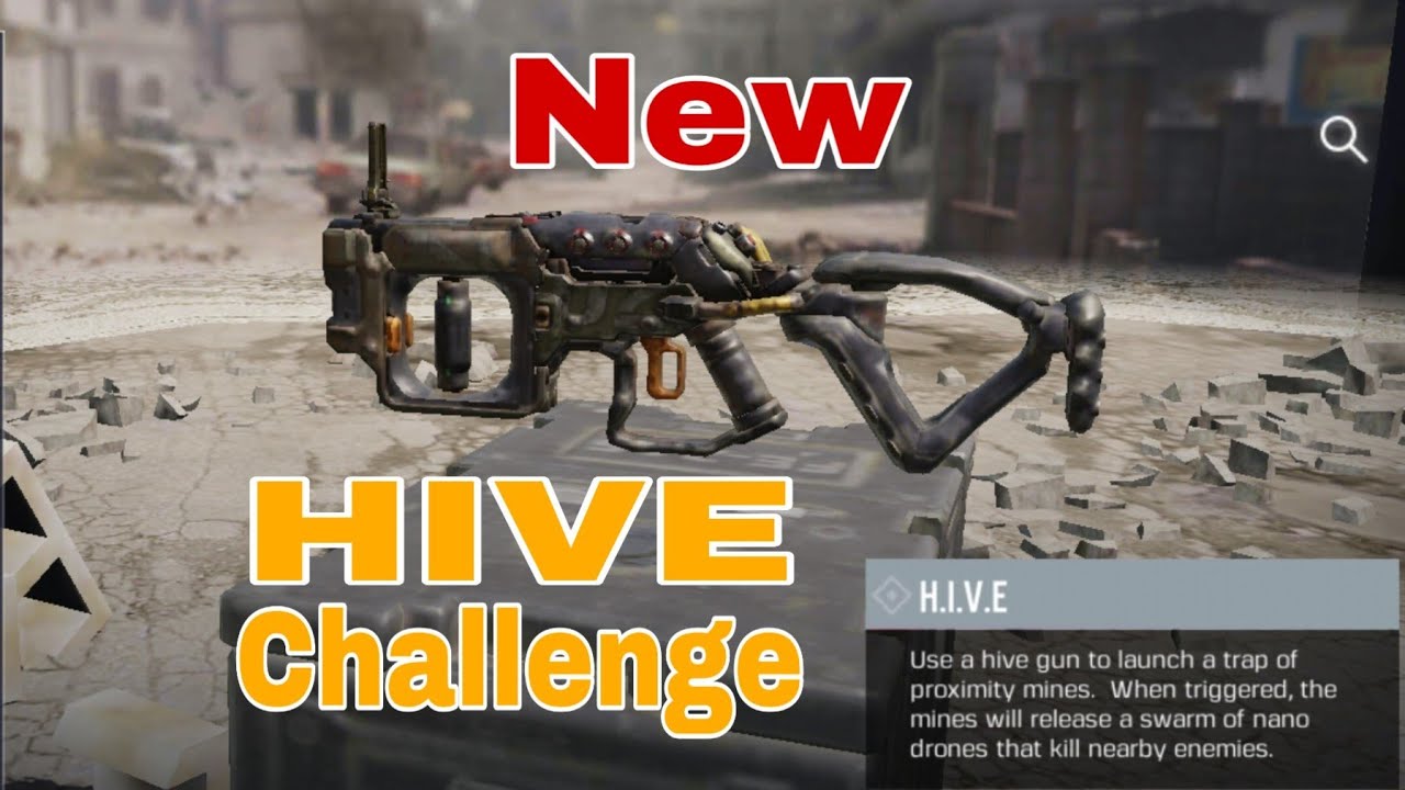 New HIVE Challenge (New Gun) | Call Of Duty Mobile Multiplayer Gameplay ...