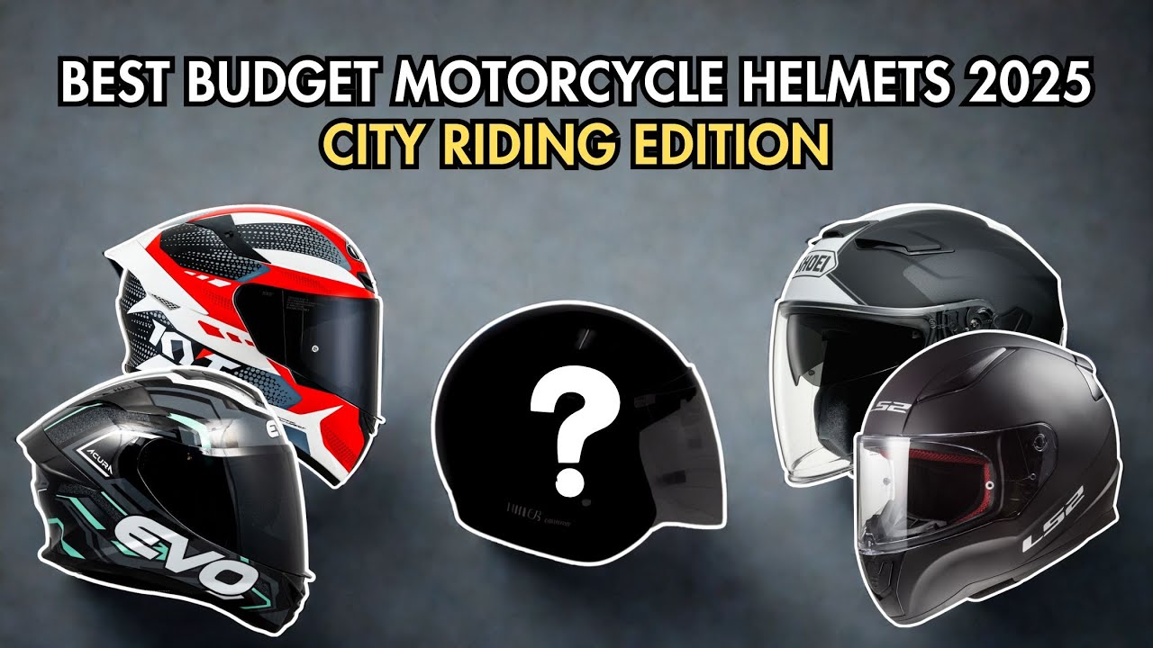 Top 5 Best Motorcycle Helmets for Daily City Riding 2025 | Mura Pero ...