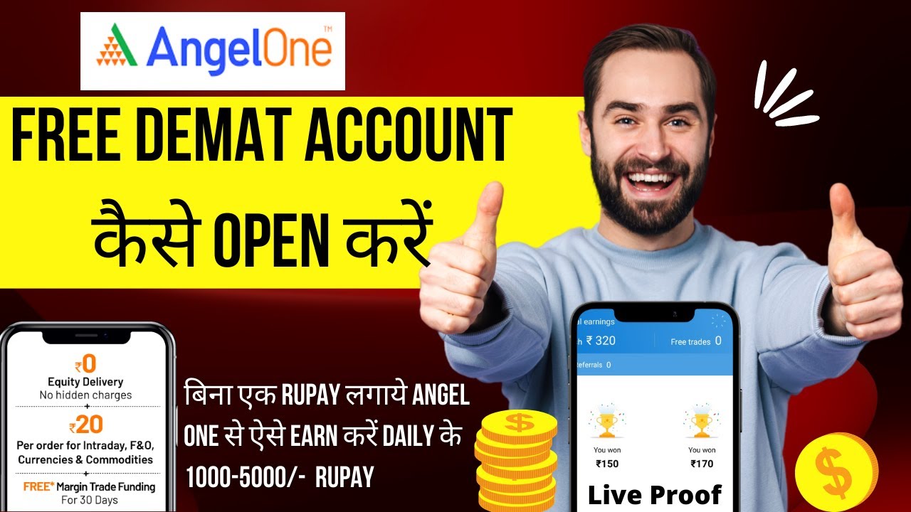 How to Open Demat Account in Angel One | Earn Money From Angel one With ...
