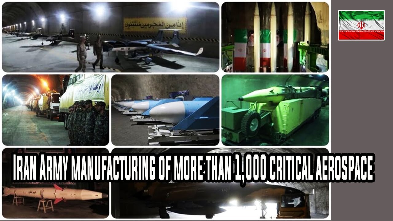 Iran Army manufacturing of more than 1,000 critical aerospace - YouTube
