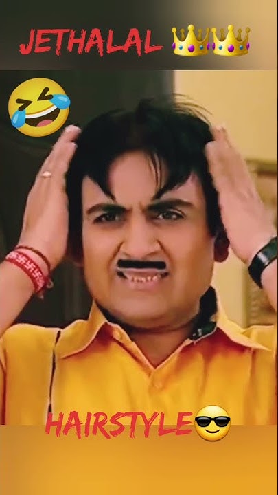 Jethalal Hairstyle || #Jethalal #Jethalal bapuji comedy #short - YouTube