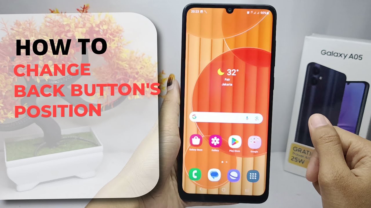 How To Change Back Button’s Position On Samsung Galaxy A05/A05s - YouTube