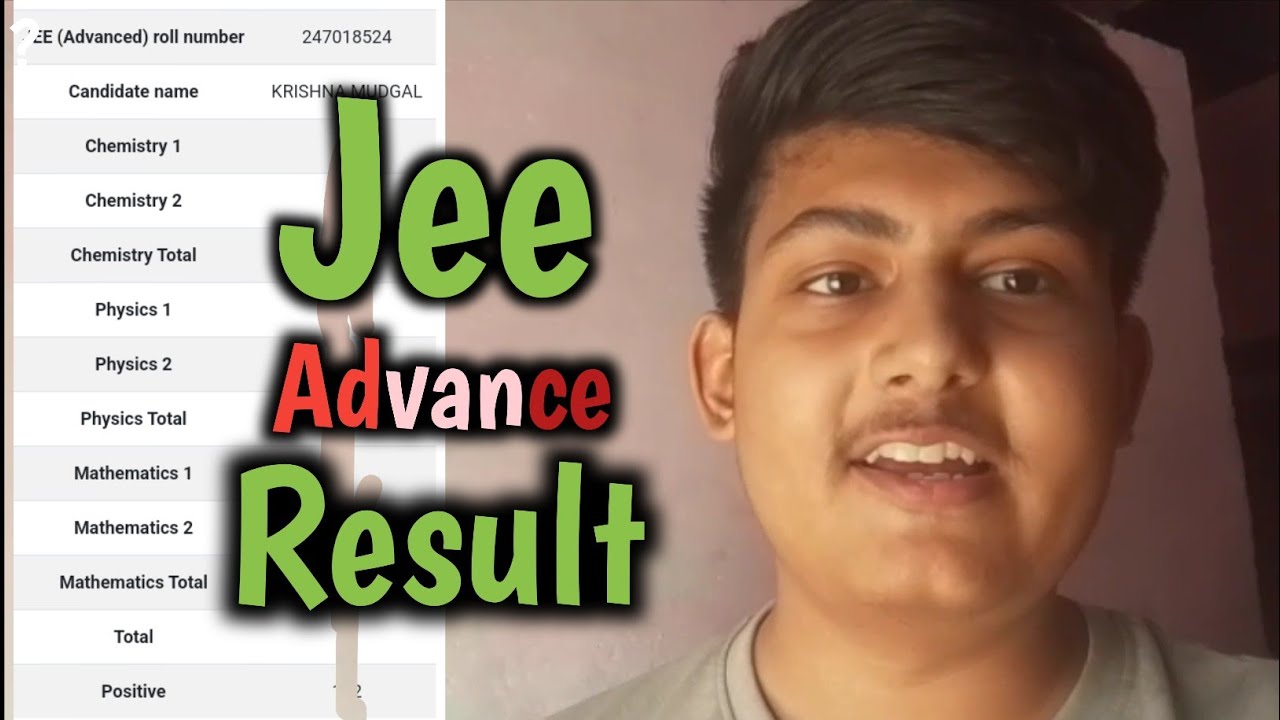 MY JEE ADVANCED 2024 RESULT REACTION !!! - YouTube