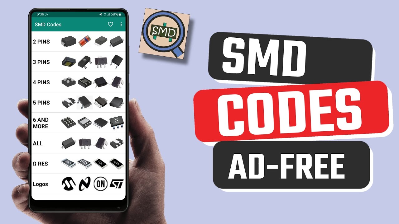 Best Free SMD Codes App for Android - YouTube