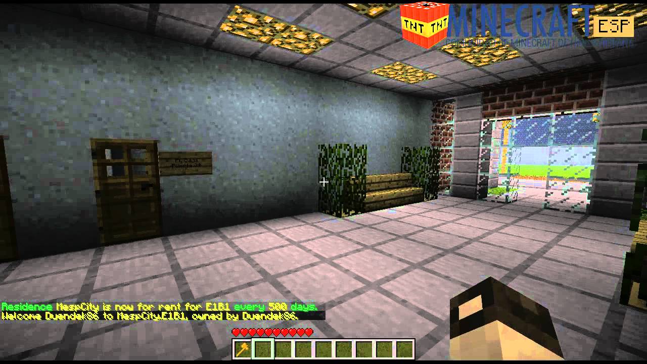 Minecraft-Esp Tutorial || Residence alquiler - YouTube