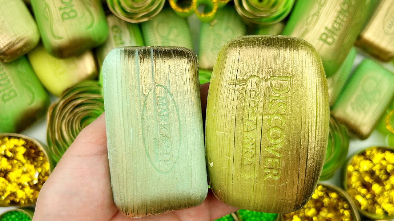 Hand crush soap stripes★Soap roses★Crushing сut soap★Cutting soap cubes ...