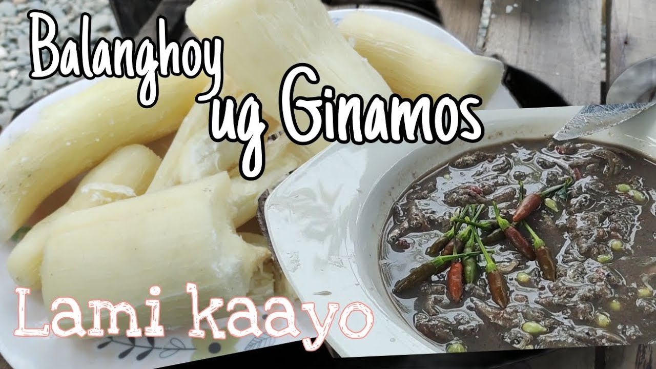 Balanghoy ug Ginamos Lami Kaayo / Kamoteng Kahoy at Bagoong Isda / Cebu ...