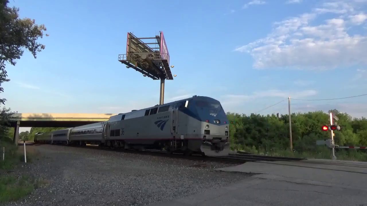 Railfanning - NS 2585 & NS 6627 with Amtrak 90229 following (2 trains ...