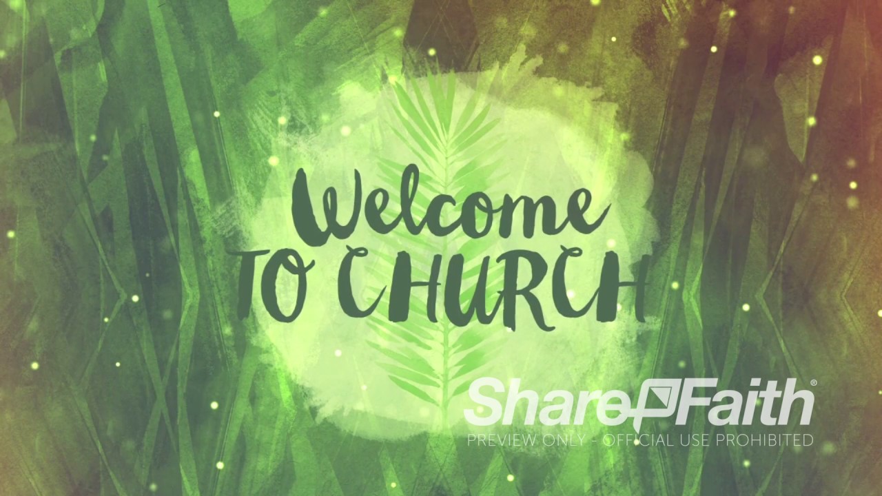 Easter Background: Palm Sunday Religious Welcome Video - YouTube