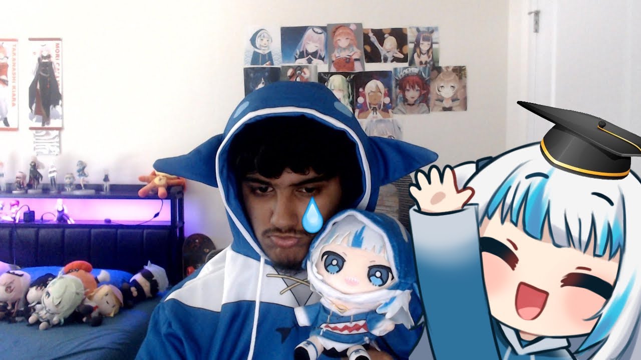 Gawr Gura graduation watch along :( - YouTube