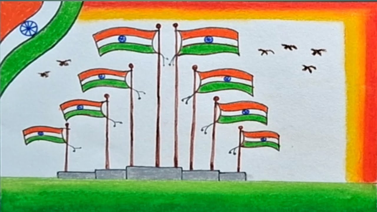 How to Draw Republic Day drawing||#drawing #Republic Day - YouTube