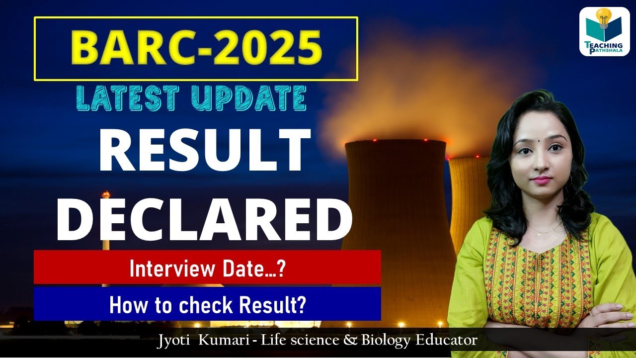 BARC OCES 2025 Result Declared || BARC OCES/DGFS 2025 - YouTube