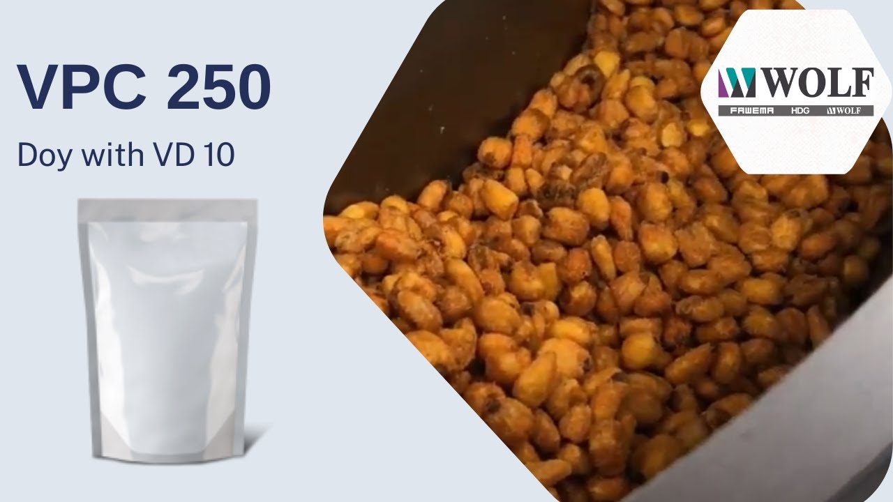 Wolf Packaging Machine VPC 250 Doy with VD 10 - YouTube