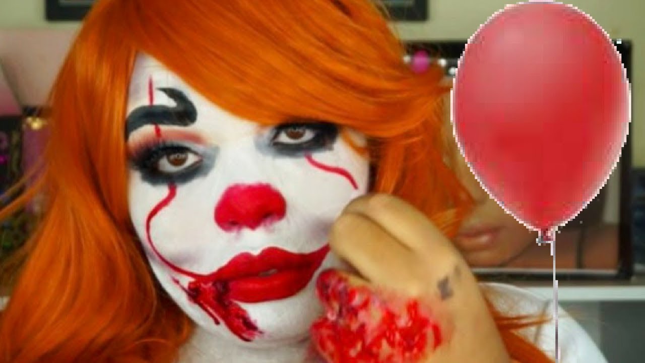 IT GIRL PENNYWISE | HALLOWEEN MAKEUP TUTORIAL 2017 - YouTube