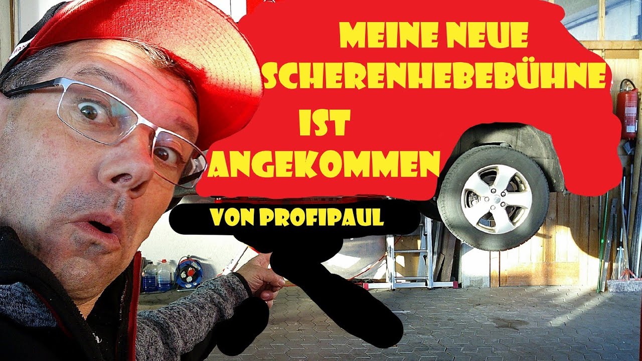 ANKUNFT meiner neuen Scherenhebebühne @ProfiPaulBeschaffungsAgentur ...