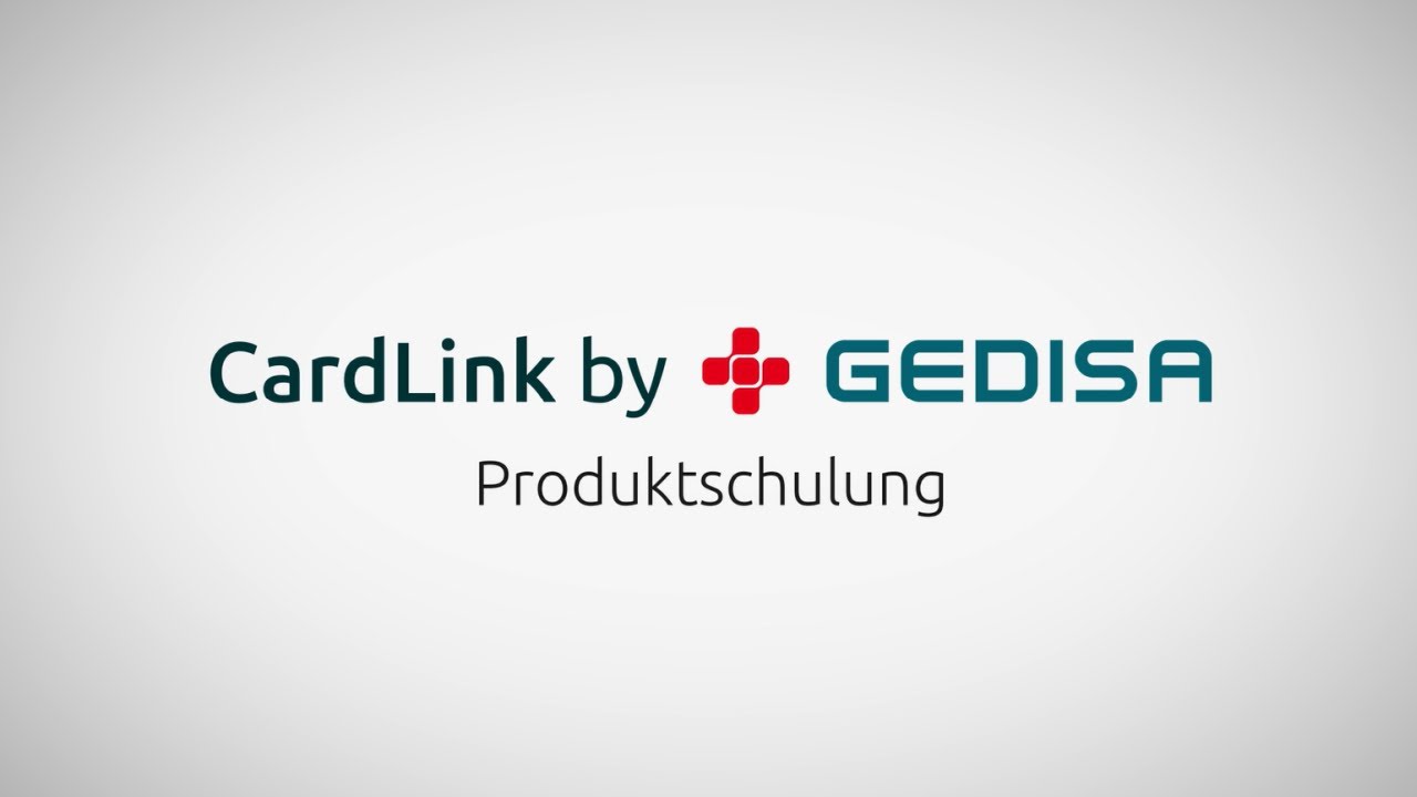 CardLink by GEDISA – Produktschulung - YouTube