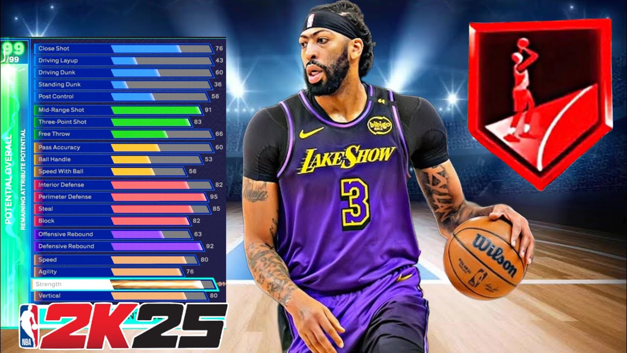 STRETCH FOUR BUILD VS SMALL GUARD 6'2 IN NBA 2K25 IT DIDNT END WELL ...