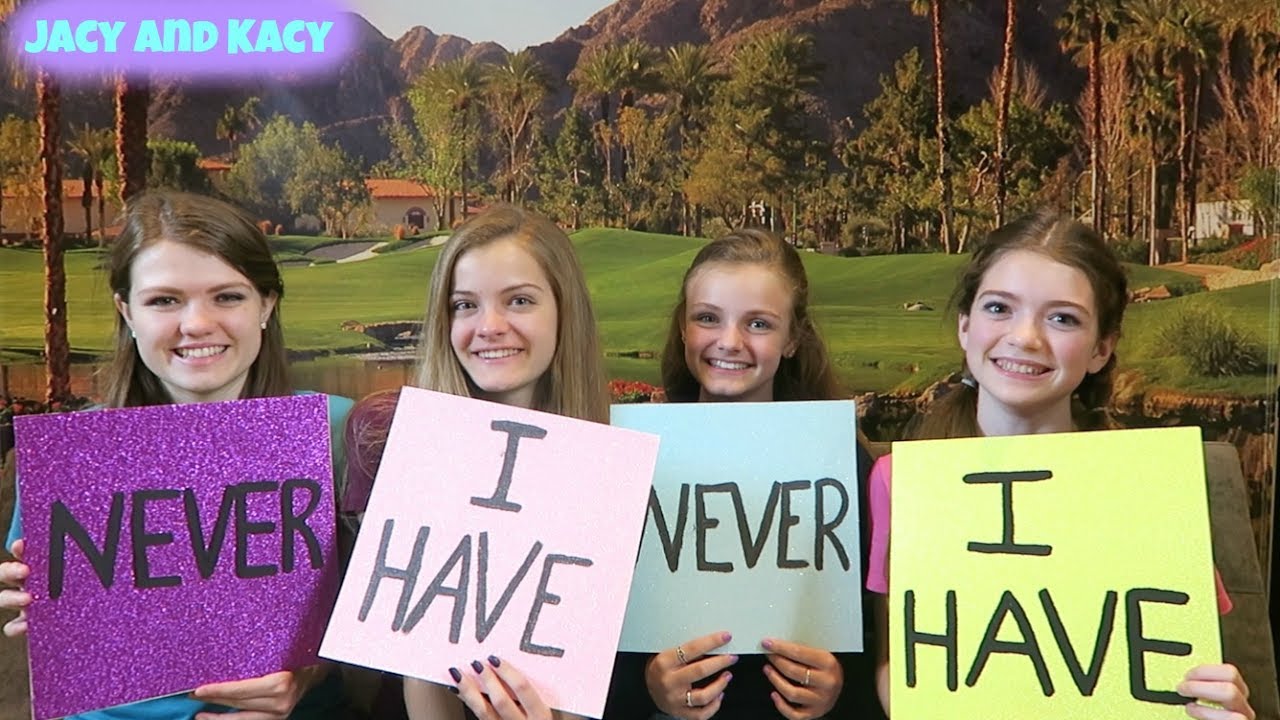 NEVER HAVE I EVER ~ Jacy and Kacy - YouTube