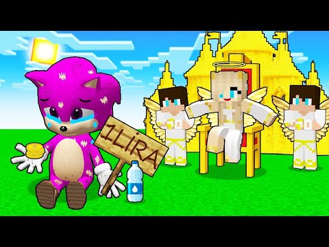 BERCA KRALİÇE MELEK OLDU VE KIZ BEBEK SONİĞİ KOVDU! FİLMİ 😱 -Minecraft