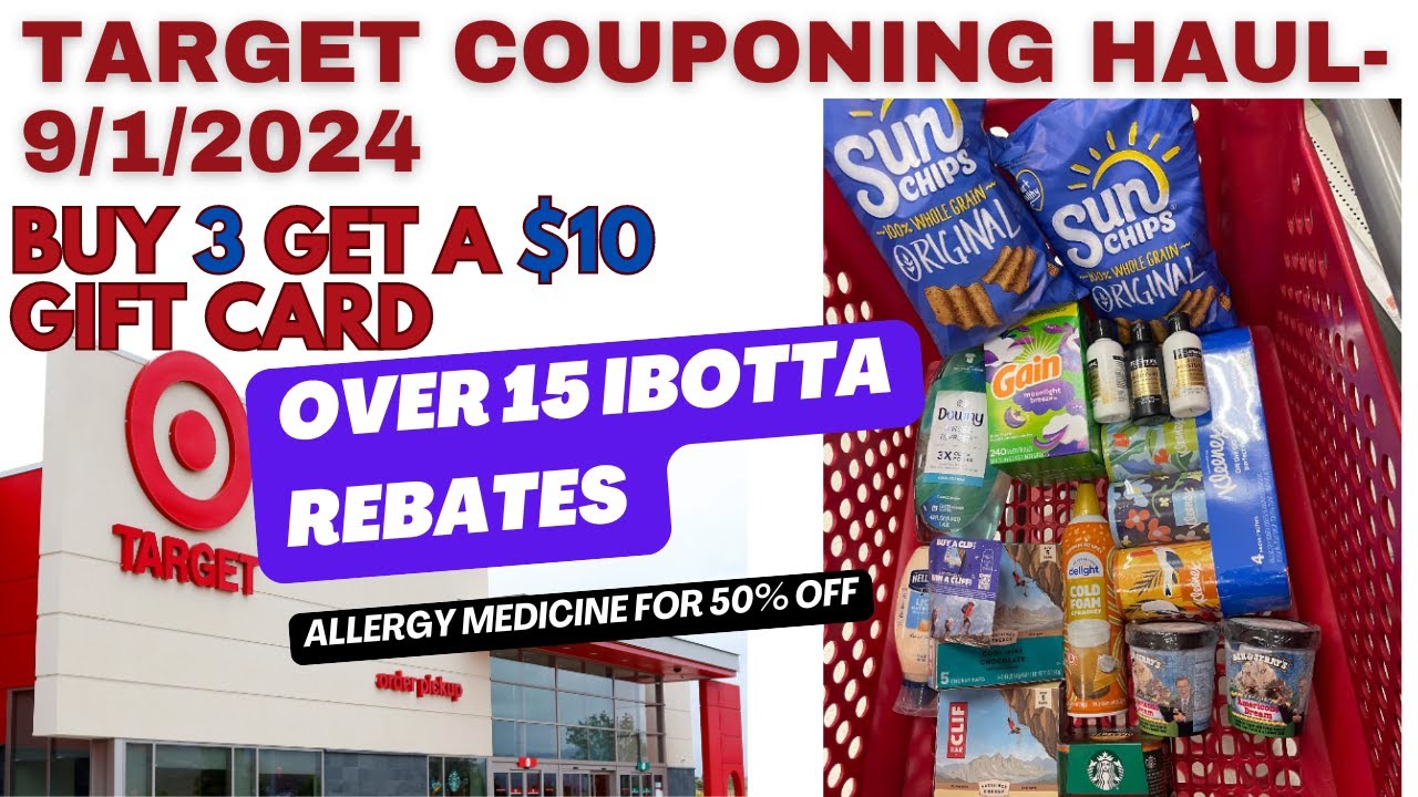 Target Couponing Rebate Shopping Trip! Save over 50% with Me. - YouTube