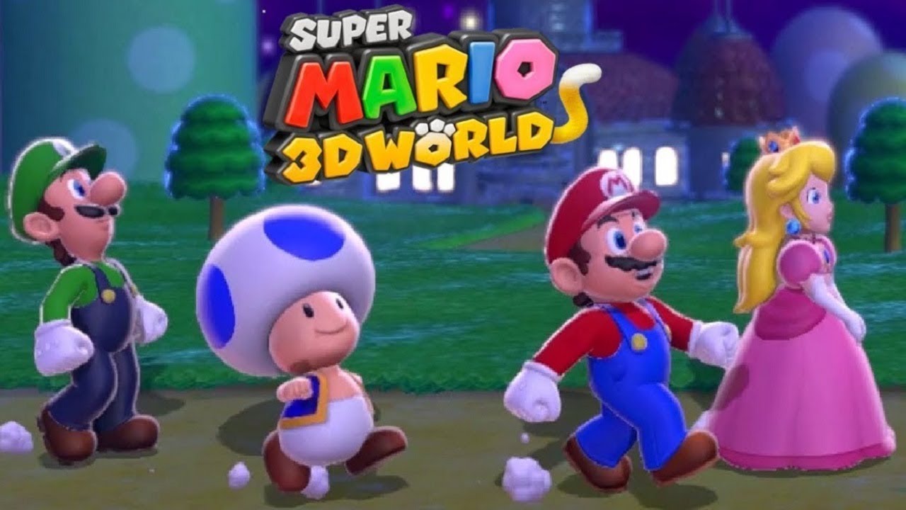 Super Mario 3D World (Switch) - Full 100% Walkthrough - YouTube